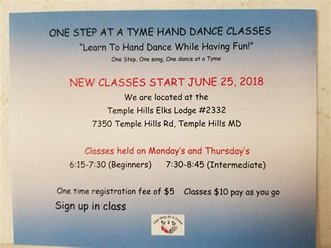 New Classes Start Tomorrow One Step At A Tyme Facebook