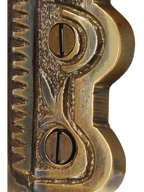 Decorative Cast Brass Screen Door Hinge In Antique By Hand House Of Antique Hardware