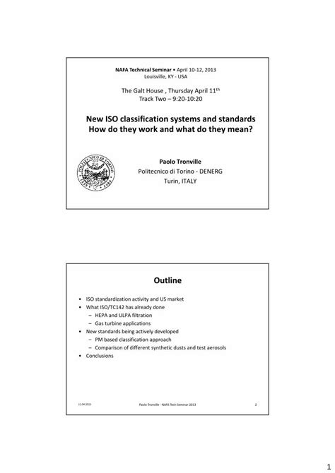 Pdf New Iso Classification Systems And Standards How Do · New Iso