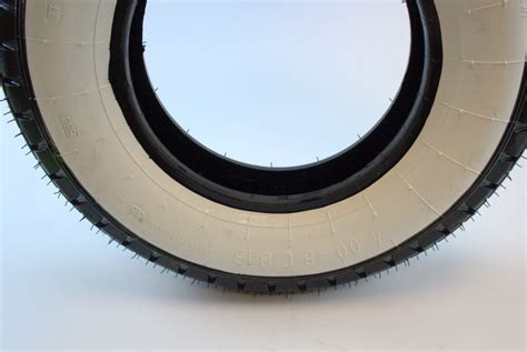 Däck Mitas B13 4 00x8 Med Vit Sida Mopedrenovering