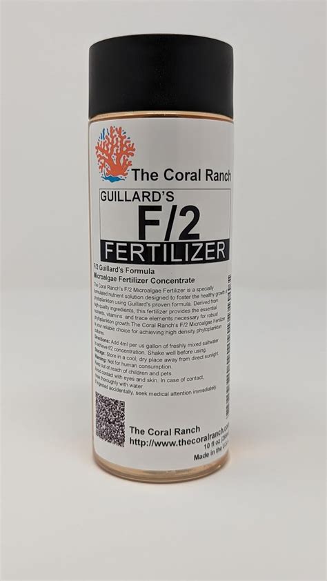 The Coral Ranch Guillard S F 2 Formula Microalgae