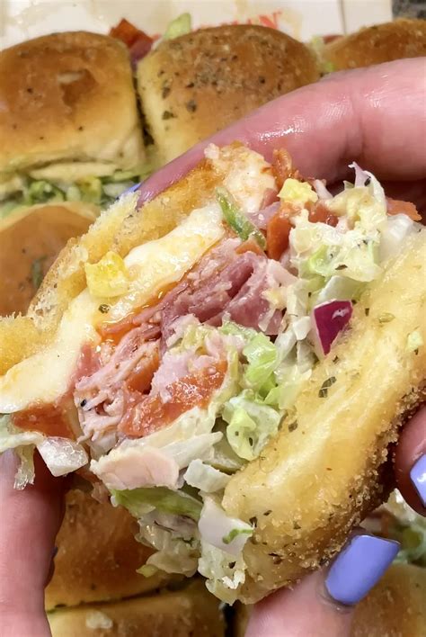 Chopped Italian Sliders Recipe Easy Slider Recipes Slider Recipes
