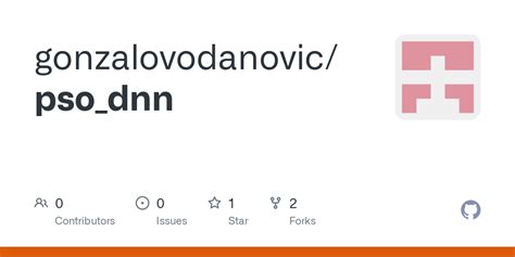 Github Gonzalovodanovicpsodnn