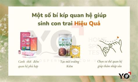 Sau khi quan hệ nằm nghiêng bên nào để sinh con trai