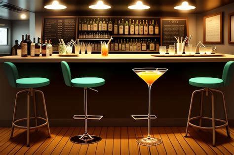 Premium Ai Image Cocktail Colorful Drink Visual Perception Beautiful