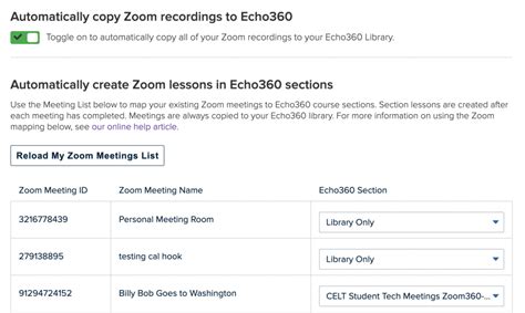 Getting Zoom Recordings And Echo360 To Work Together Not All Who