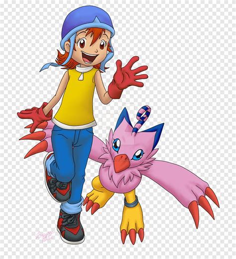 소라 타케노우치 비요 몬 디지몬 어드벤처 Tri애니메이션 디지몬 손 척골가있는 Png Pngegg