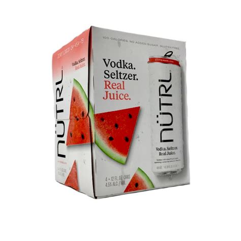 Buy Nutrl Cranberry Vodka Seltzer Each Fridley Liquor