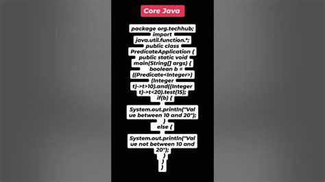 Chaining Conditions With Predicate Interface And Lambda Expression In Java Youtube