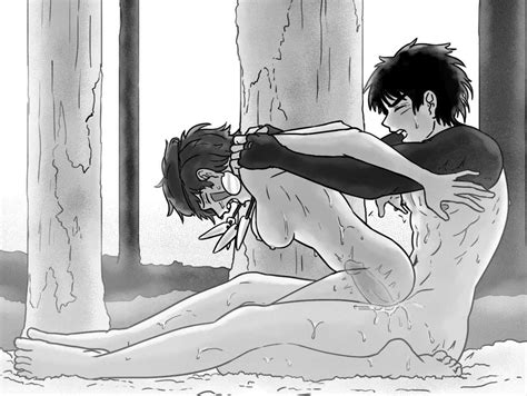 Rule 34 Ashitaka Medium Breasts Mononoke Hime Nipples Outdoors Penis