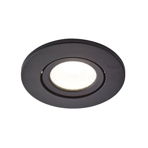 Forum Spa 38571 Sblk Como 5w Led Tilt Downlight 4000k Ip65 Satin Black