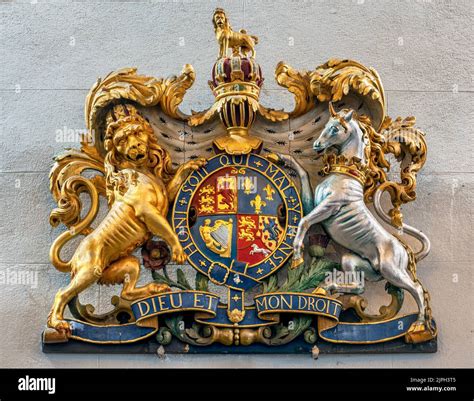 What Does The Lion Represent In The English Coat Of Arms At Shirley