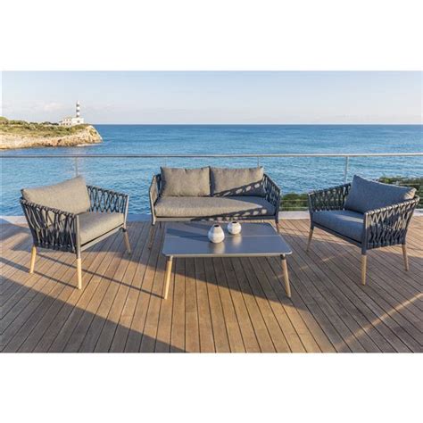 Scancom Ipanema Patio Set Teak Gray 4 Pcs Scan1095 Rona