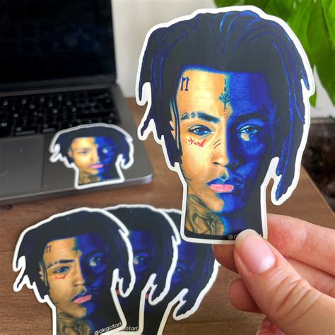 Xxxtentacion Die Cut Sticker Hip Hop Portraits By Akgotart Ak Got Art