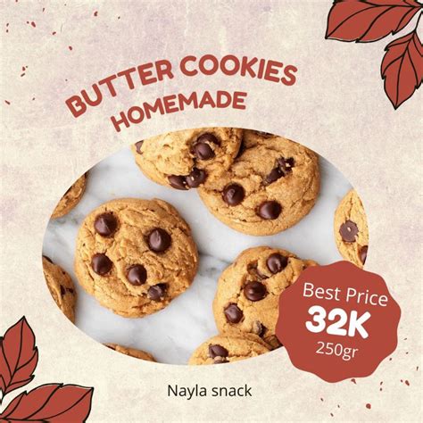 Jual Chococips Butter Cookies Original Coklat Premium 250gr By Nayla Snack Shopee Indonesia