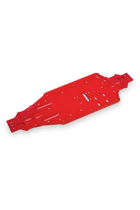 Tra9522r Chassis Sledge Alum Red Sledge Hobbyquarters