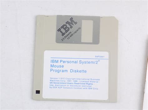 Ibm 2 Button Mouse Ps2 Boxed Pc Starboard Games