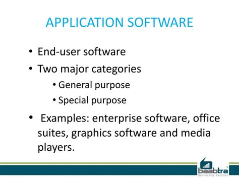 System Software Vs Application Software Pptx