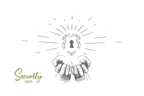 Premium Vector Security Concept Illustration