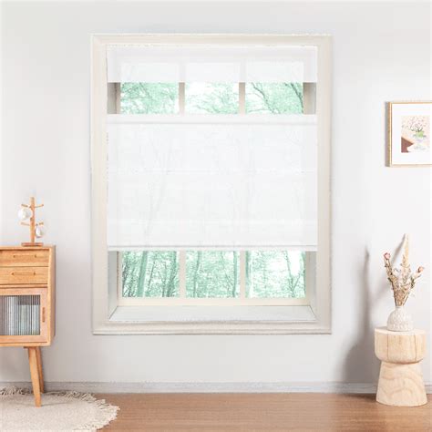 Belgian Flax Linen Roman Shades And Blinds Top Down Bottom Up