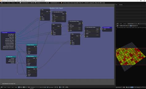 can object info random values be reassigned materials and textures