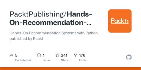 GitHub PacktPublishing Hands On Recommendation Systems With Python Hands On Recommendation