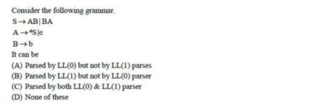 compiler design compiler ll 1 ll 0