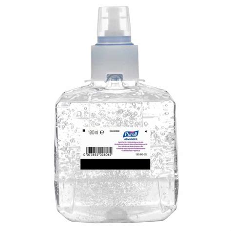 Purell Ltx 12 Advanced Hand Sanitizer Gel 2 X 1200 Ml Refills 1903 02