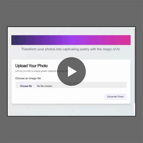 Poem Generator Ai Crafted Poetry From Images Burhanuddin Piplodwala Posted On The Topic