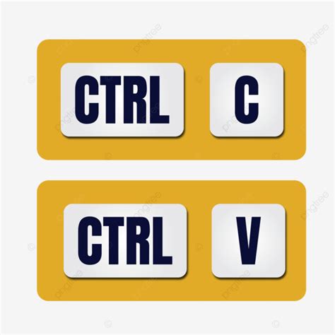 clavier copier coller ctrl cv vecteur png ctrl c ctrl v clavier png