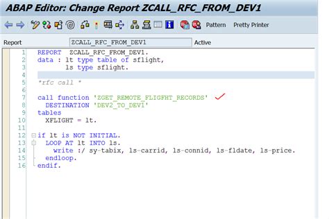 TECHSAP RFC Communication Between Two Systems Use Of Predefined RFC Destination BACK