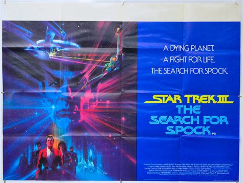 Star Trek Iii The Search For Spock” Original Quad Poster Film Pos