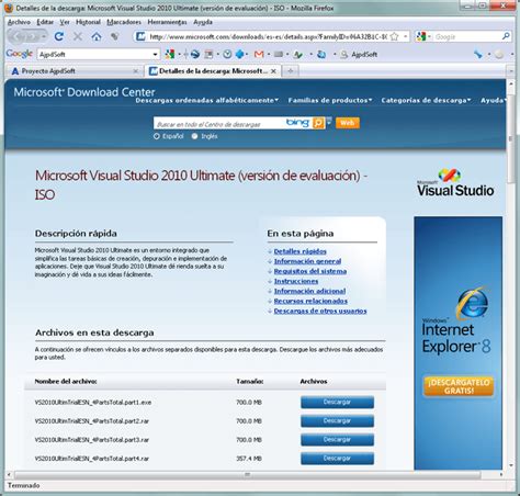 Instalar Visual Studio 2010 Y Desarrollar Aplicación Con Acceso A