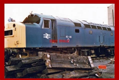 Photo Class 40 Loco No 40195 2 £170 Picclick Uk