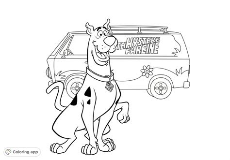 Scooby Doo Mystery Machine Coloringapp