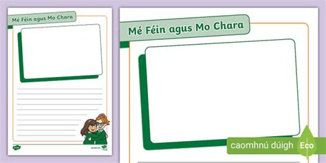 Mé Féin Agus Mo Chara Professor Feito Twinkl