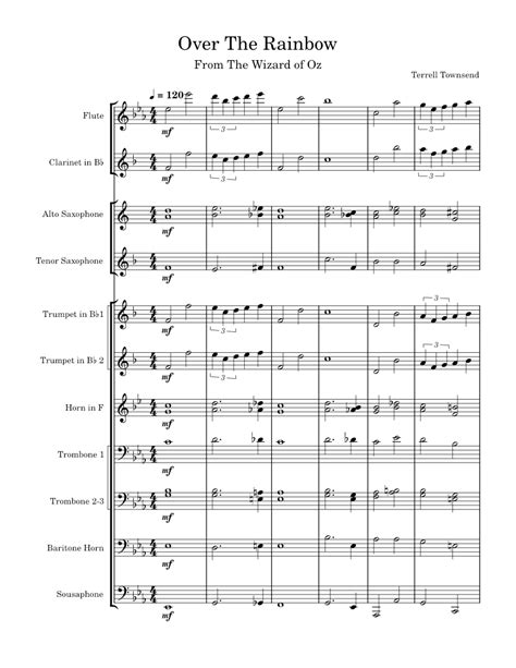 Somewhere Over The Rainbow Judy Garland Over The Rainbow Sheet Music
