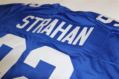 Michael Strahan New York Giants Signed Autographed Jersey Coa Auto