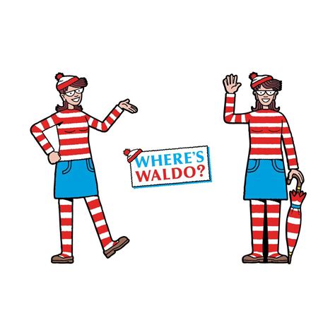 Sheet Of 5 Wheres Waldo Wenda Minis Officially Licensed Nbc Unive