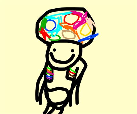 Colorful Toad Drawception