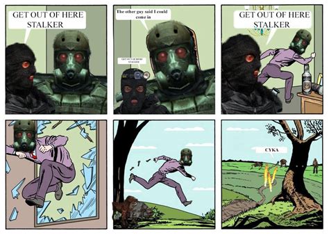 Gtfo Stalker Running Dad Know Your Meme