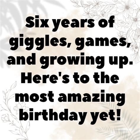 6th Birthday Captions For Instagram In 2025