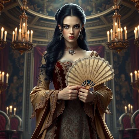 Regal Villainess Dominates Throne Room In Opulent Ai Art