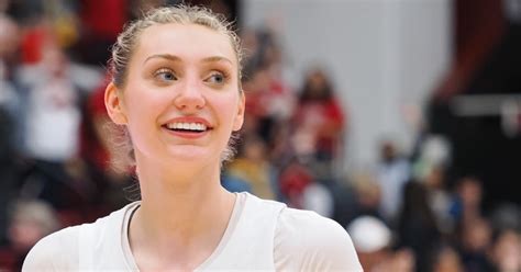 Cameron Brink Sports All White Outfit Ahead Of Los Angeles Sparks Indiana Fever Matchup