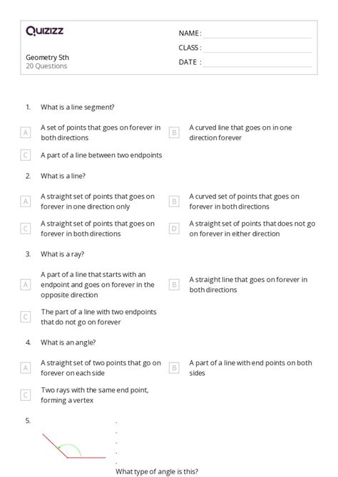 50 Geometry Worksheets For 2nd Class On Quizizz Free And Printable