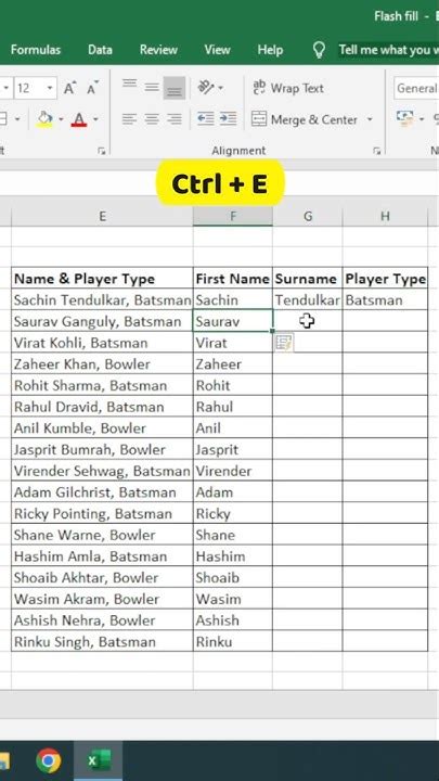 Flash Fill In Excel Flash Fill Magic Flashfill Excel Exceltricks Exceltips Exceltech