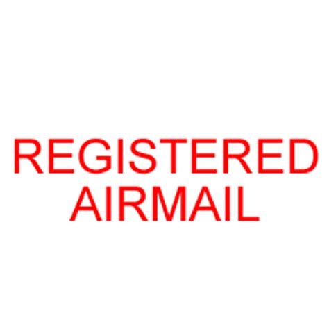 Airmail Rubber Stamp