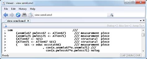 Structural Equation Modeling Sem Stata