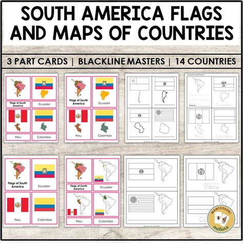 South America Flags Printable 2025