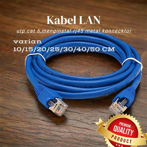 Jual Kabel Lan Server Gigabyte Konektor Besi Commscope Cat 6 Shopee Indonesia